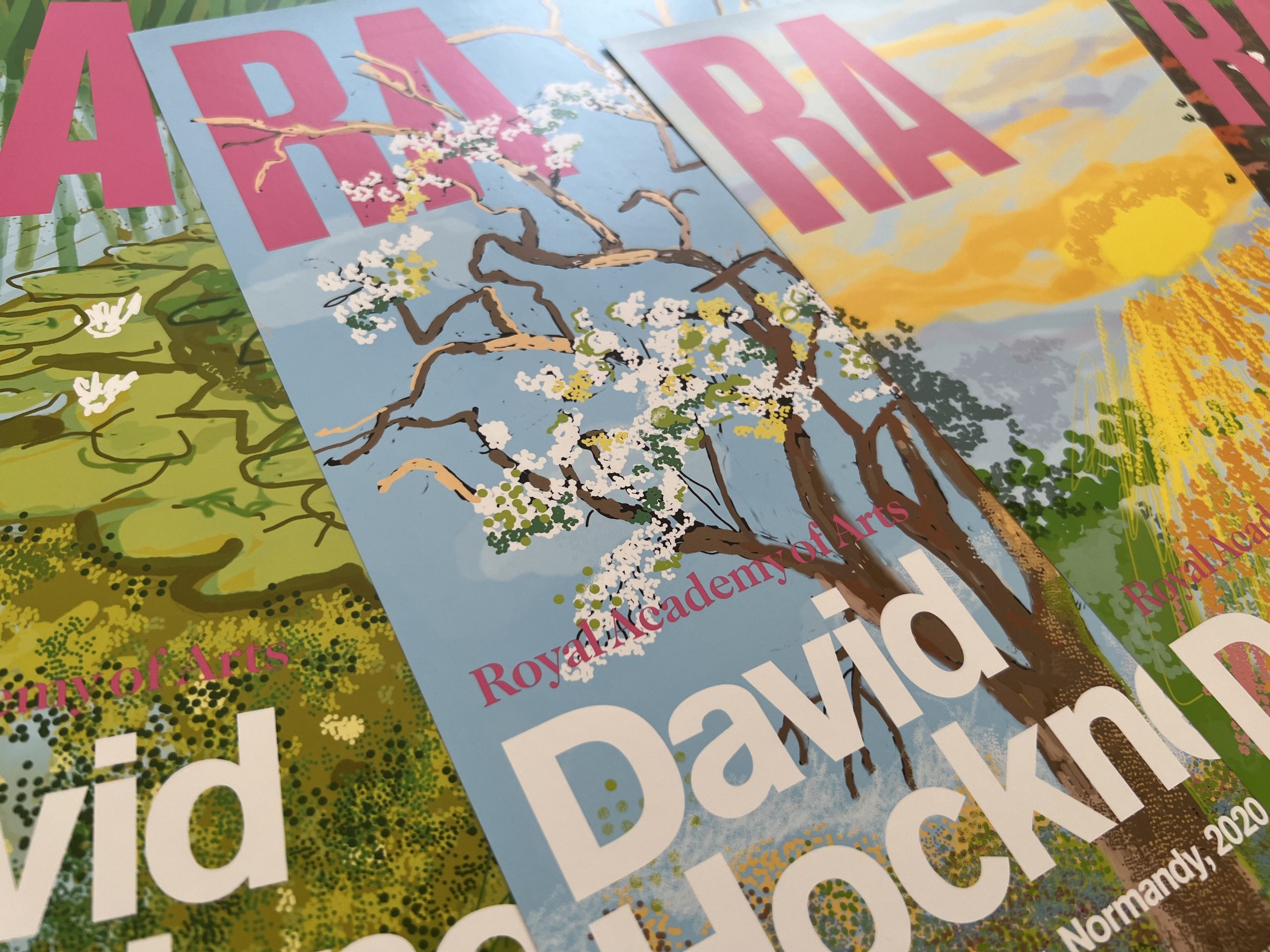 David Hockney Poster Set The Arrival of Spring