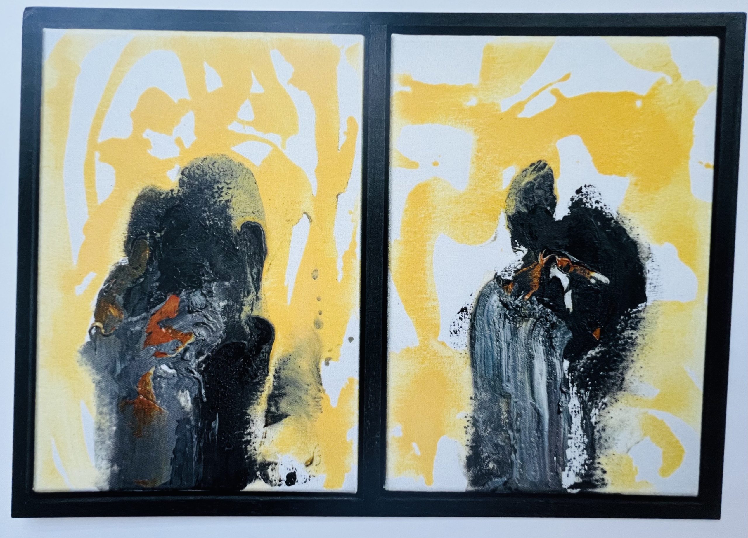 Maggi Hambling Stage Diptych I Art card