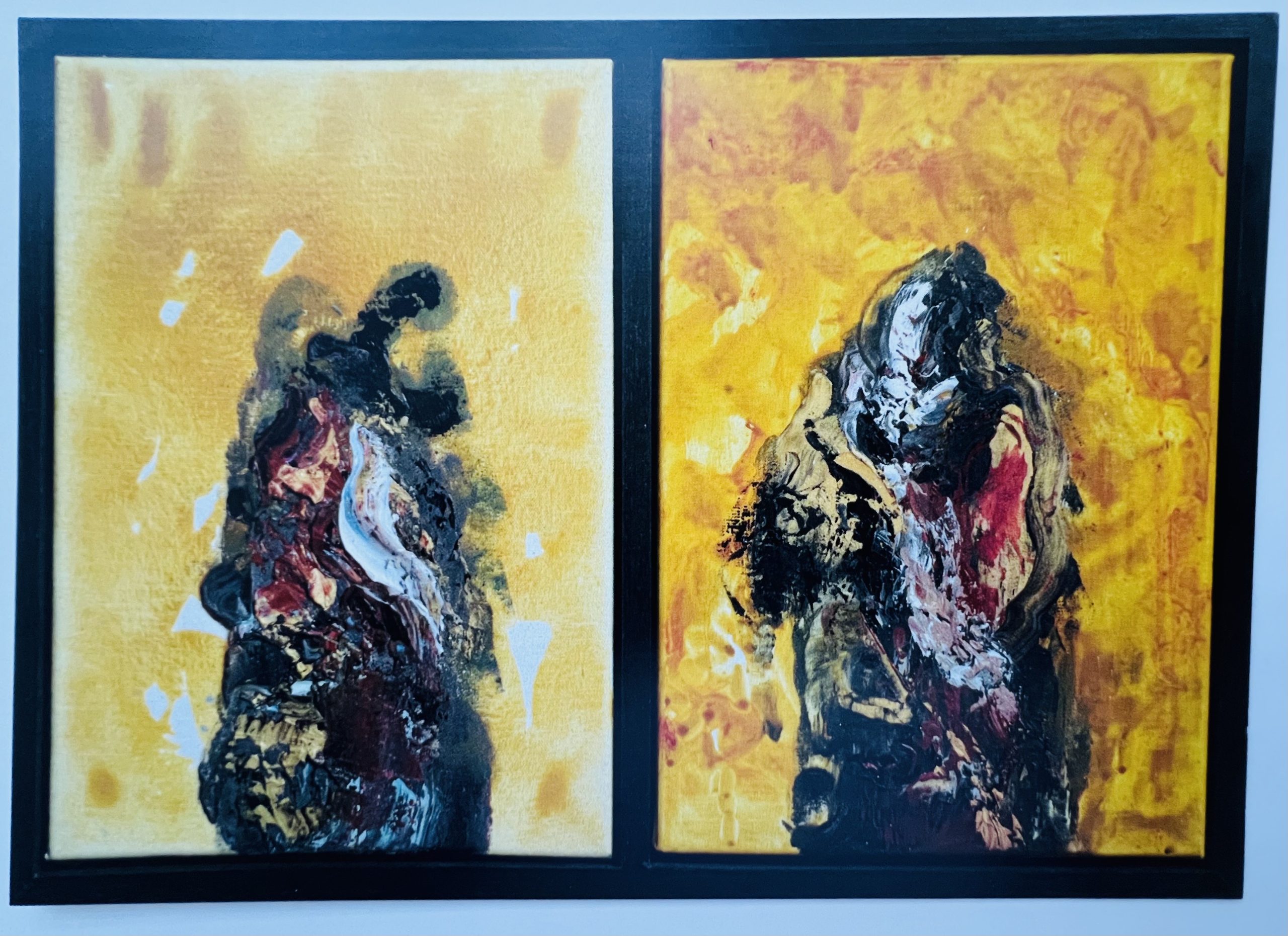 Maggi Hambling Stage Diptych III Art card